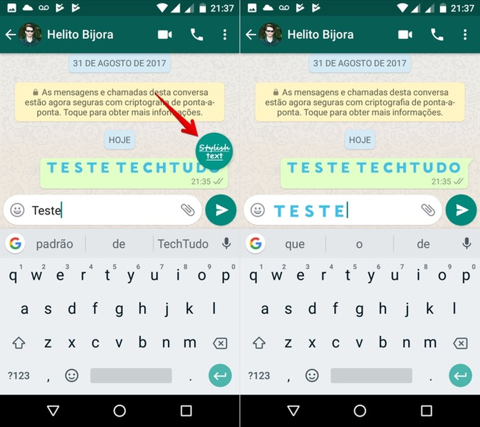 Como Mudar A Letra Do WhatsApp O App Stylish Text