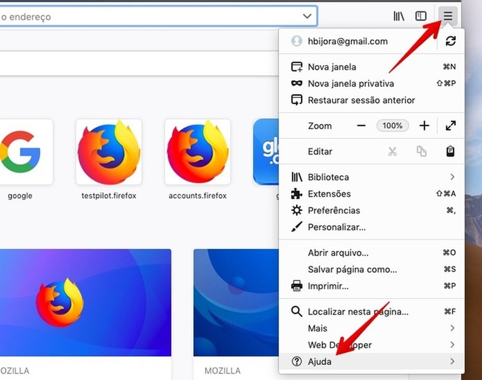 Como restaurar a configuração padrão do Firefox