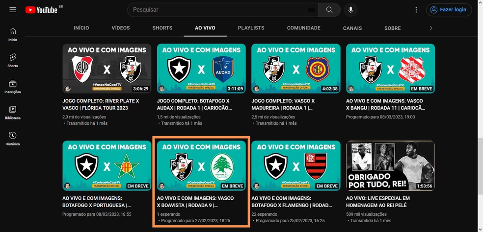 Vasco x Boavista como assistir ao jogo do Carioca na CazéTV ou Twitch