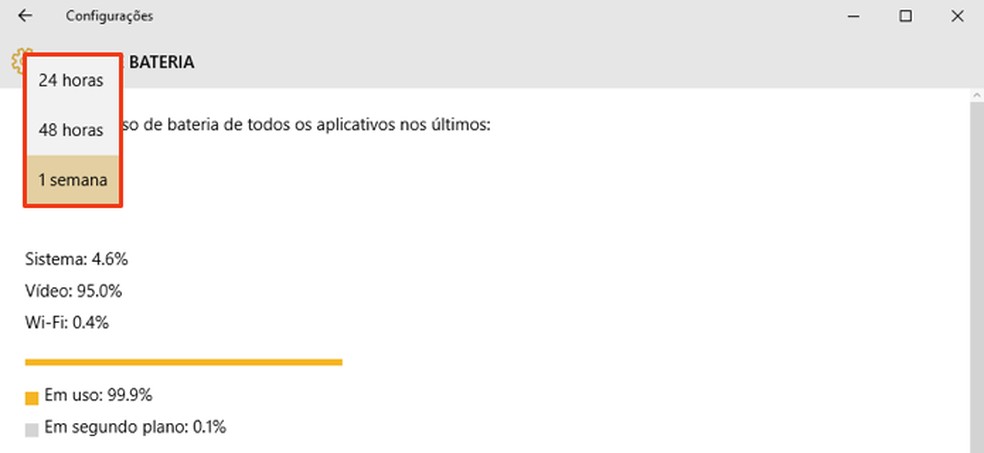 Windows função economia de energia faz bateria do notebook durar