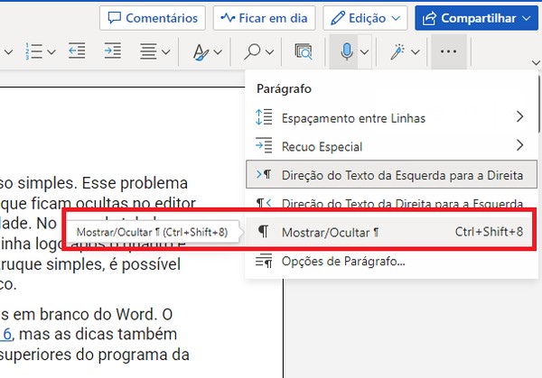 Como excluir página no Word em branco texto ou todas as páginas