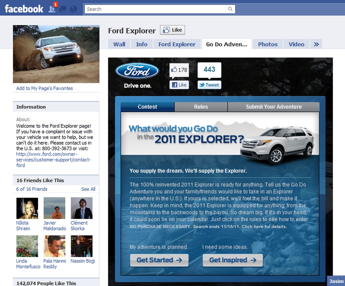 Facebook e Ford se juntam para criação de carro social