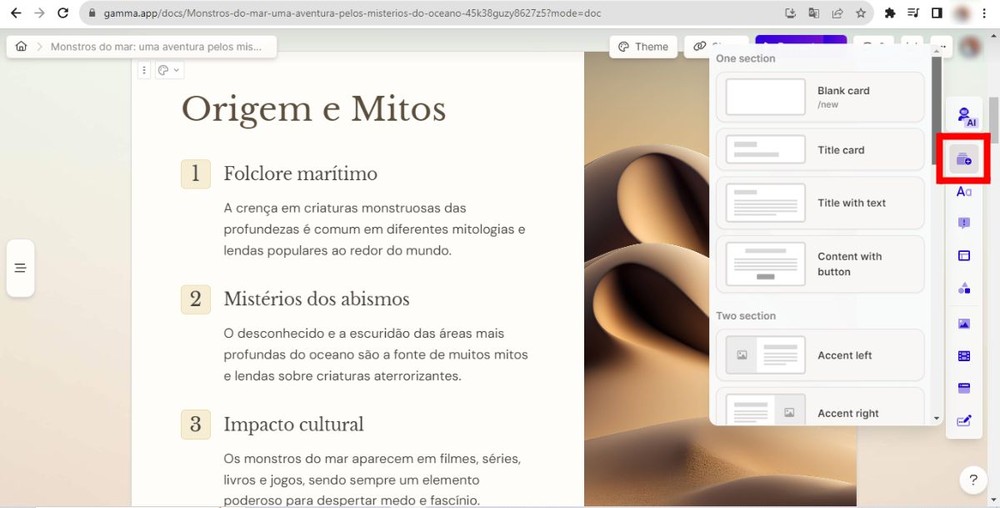 Gamma.app: site cria slides com inteligência artificial; saiba usar