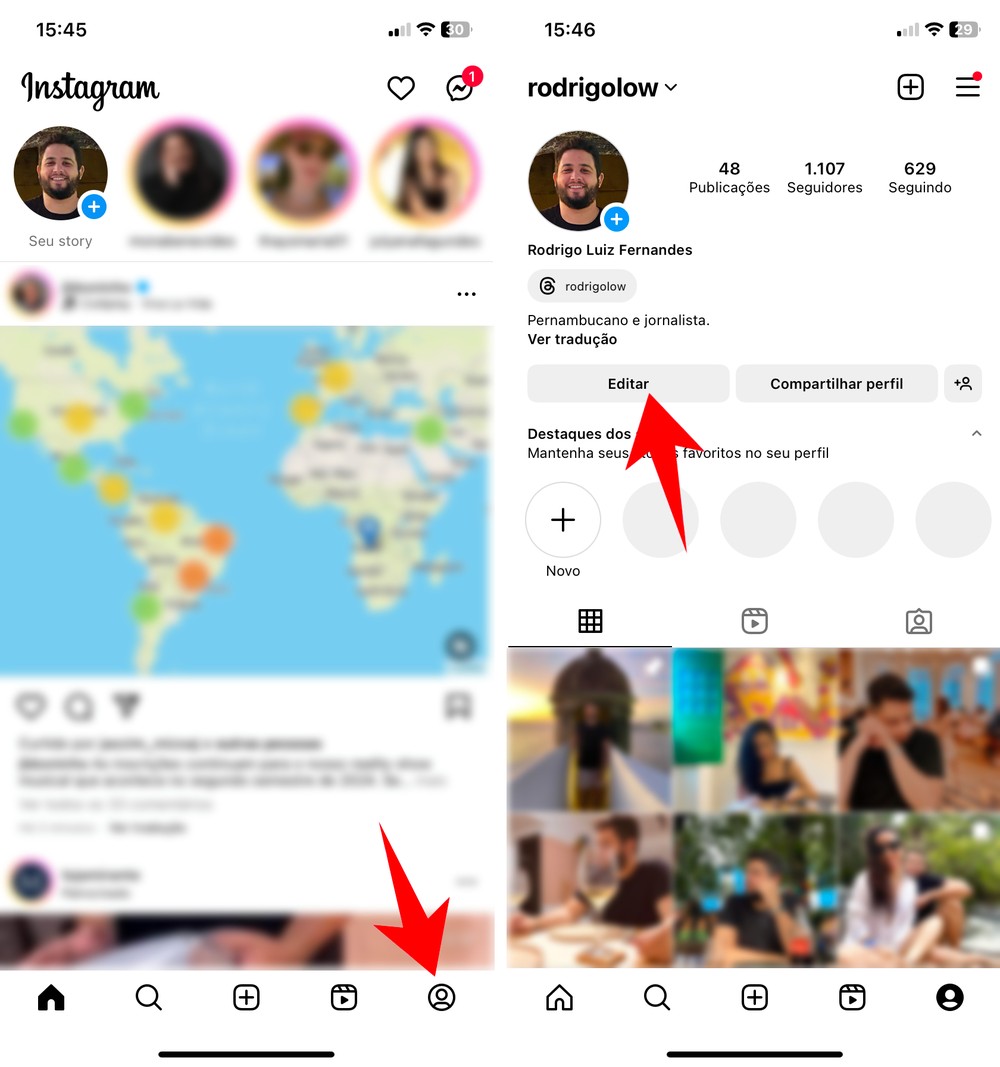 Como colocar link na bio do Instagram