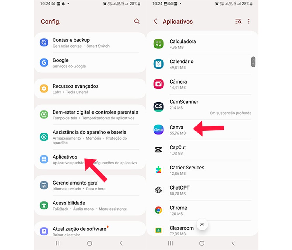 Como limpar o cache de todos os apps de uma vez no Samsung