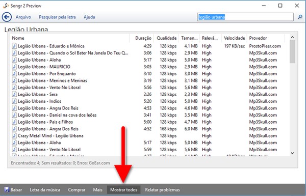 Como usar a versão portable do Songr 2