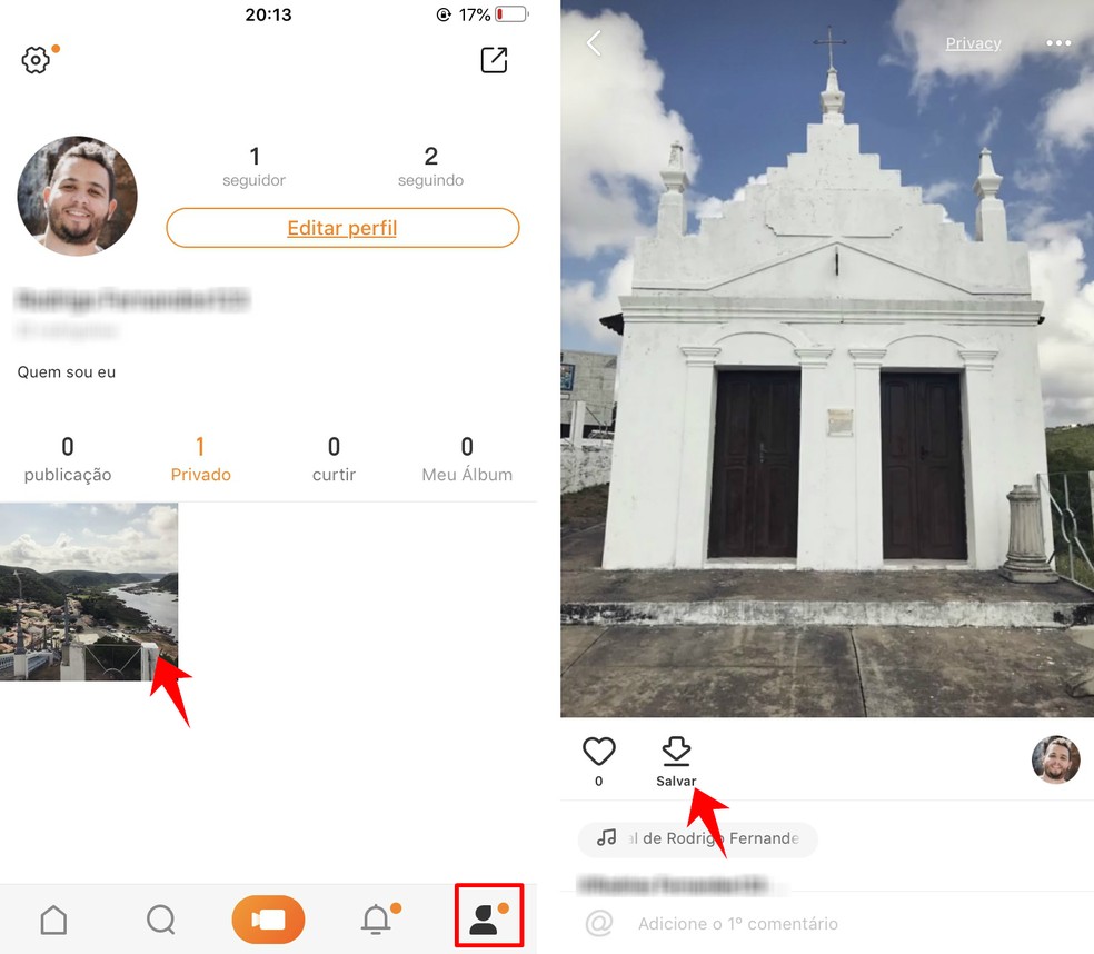 Como fazer vídeo no Kwai com foto