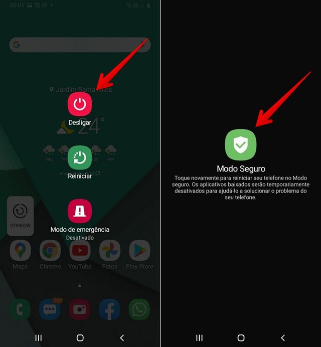 Como resetar celular Samsung