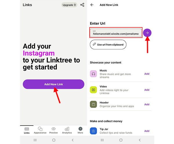 Como usar o Linktree pelo celular