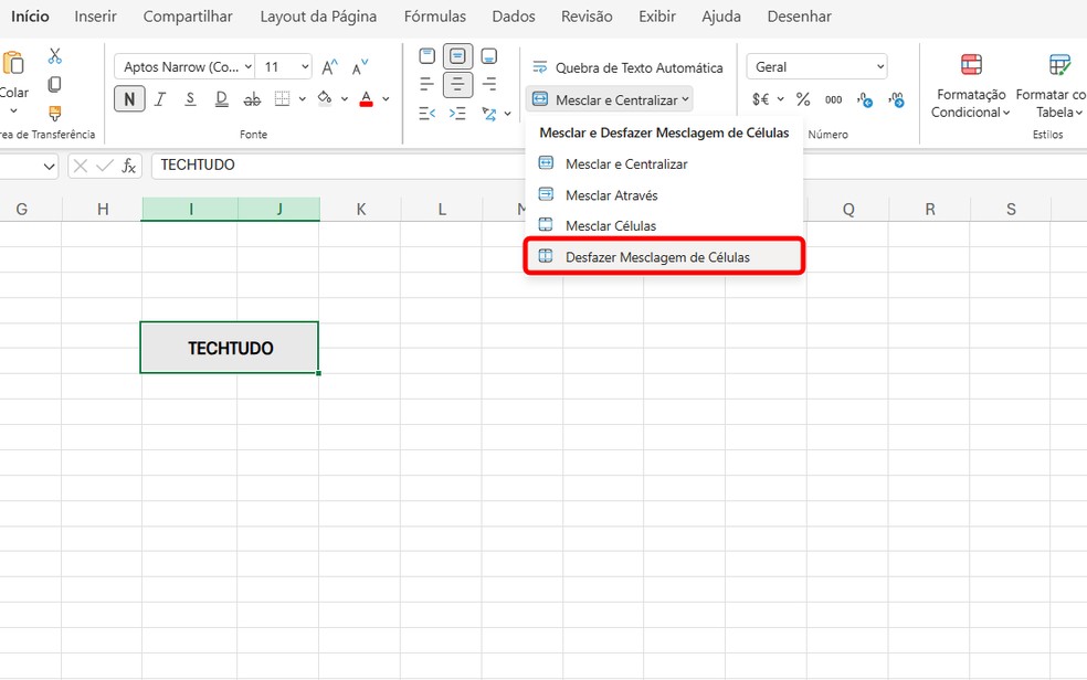 Como dividir células no Excel? Veja o passo a passo