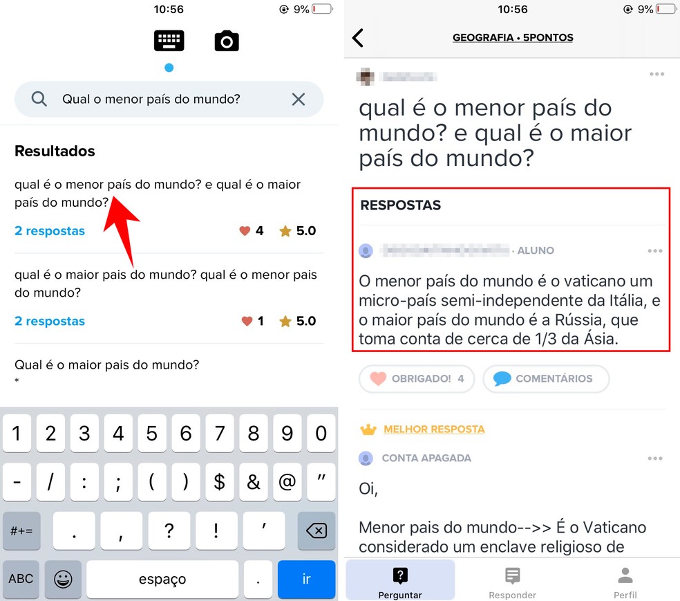 Como fazer perguntas no Brainly pelo celular