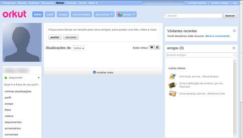 Como era a primeira versão do Orkut? Relembre início da rede social