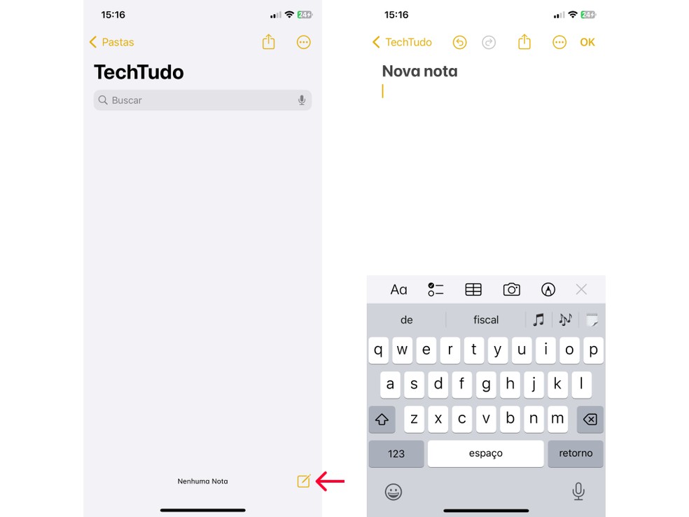 Como criar chat secreto no bloco de notas do Android e iPhone (iOS)