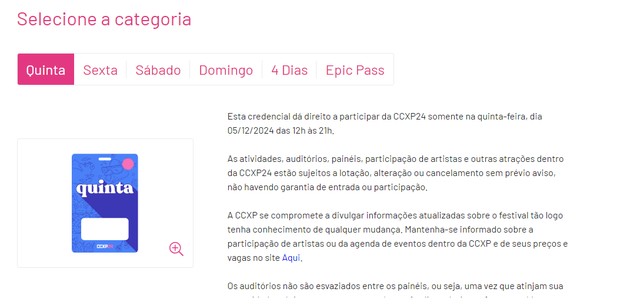 CCXP 2024: veja preços e como comprar ingressos para a Comic Con
