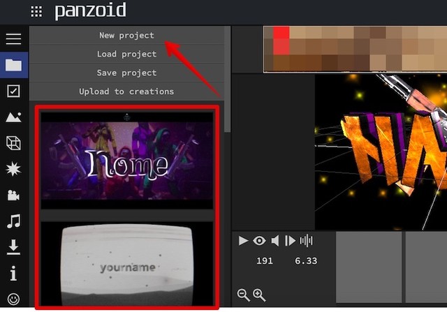 Site para fazer intro: como usar o Panzoid