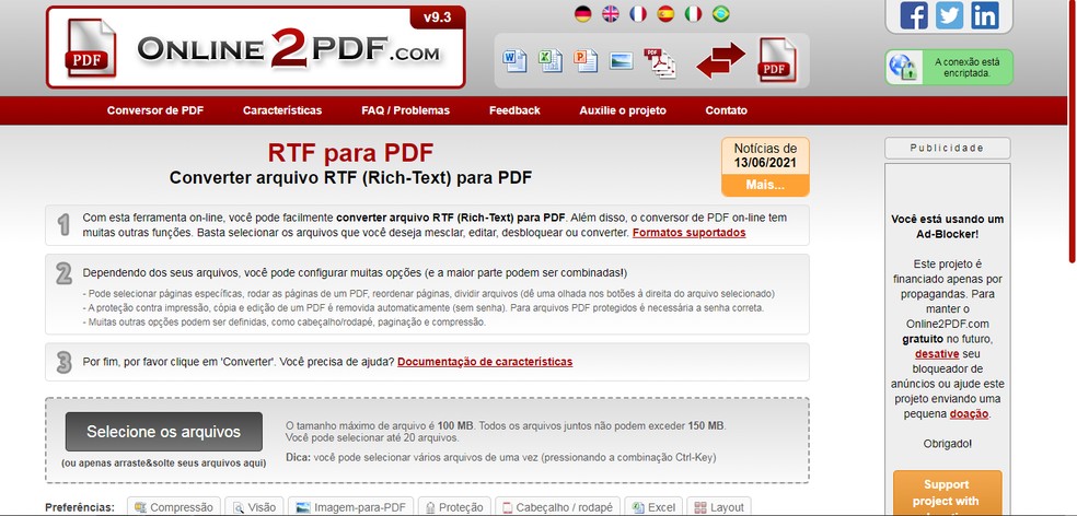 Como converter RTF para PDF? Veja cinco ferramentas online e grátis