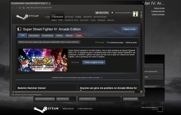 Como utilizar o sistema de Guias do Steam