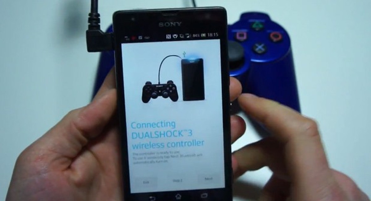 Novos smartphones da Sony serão compatíveis com o controle do PS3