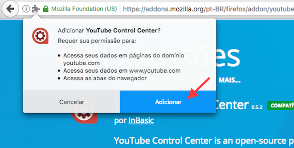 Extensão do Firefox controla música do YouTube a partir de outra aba
