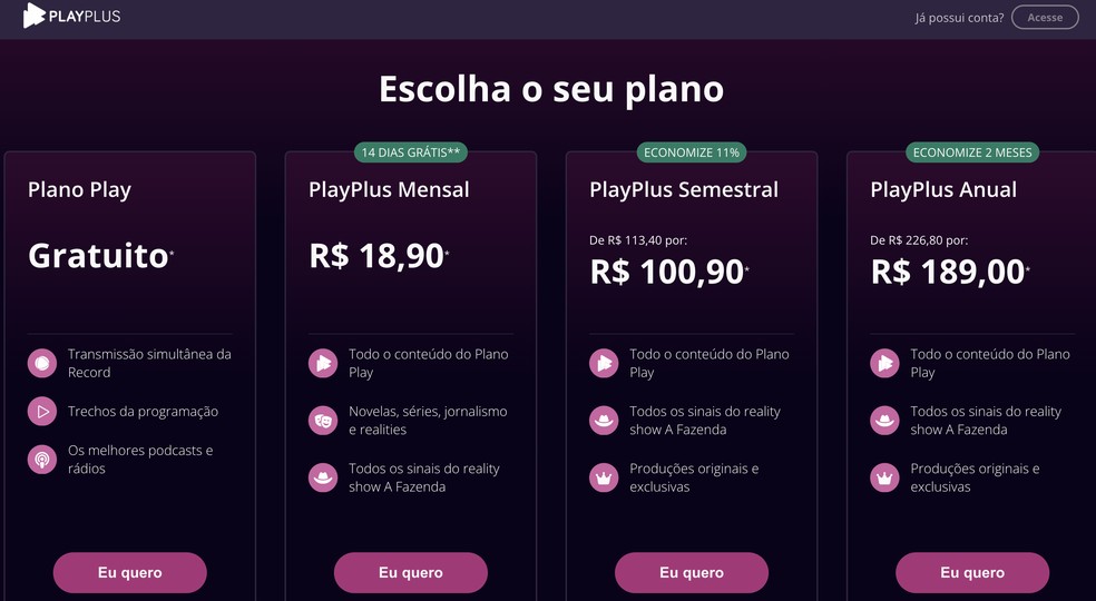Playplus: como assinar, planos, valores e catálogo do streaming da Record