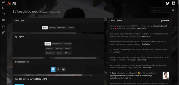 Apex Legends: veja status das partidas e ranking simulado com o Apex Tab