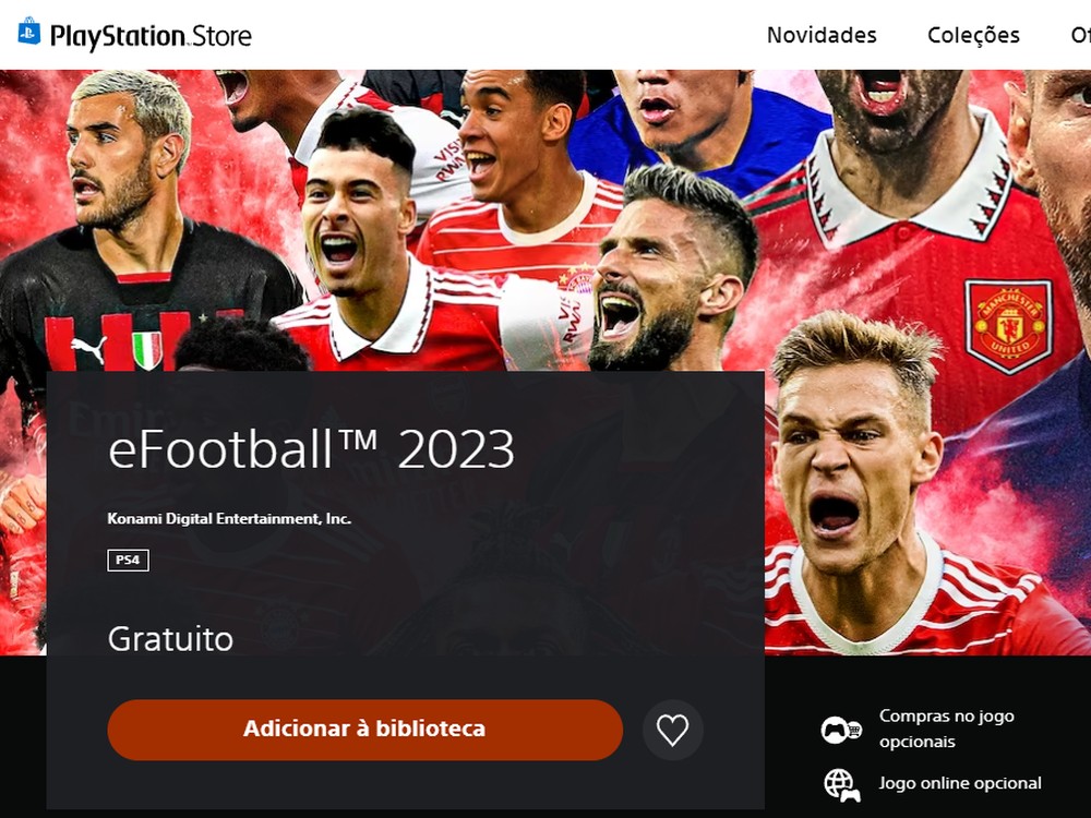 Como baixar o eFootball 2023 no console, PC ou celular