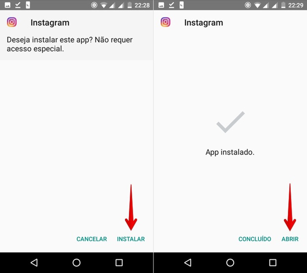Como baixar o APK do Instagram no Android