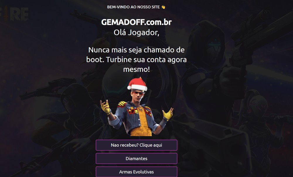 Gemado FF funciona? Site promete diamantes e skins grátis de Free Fire