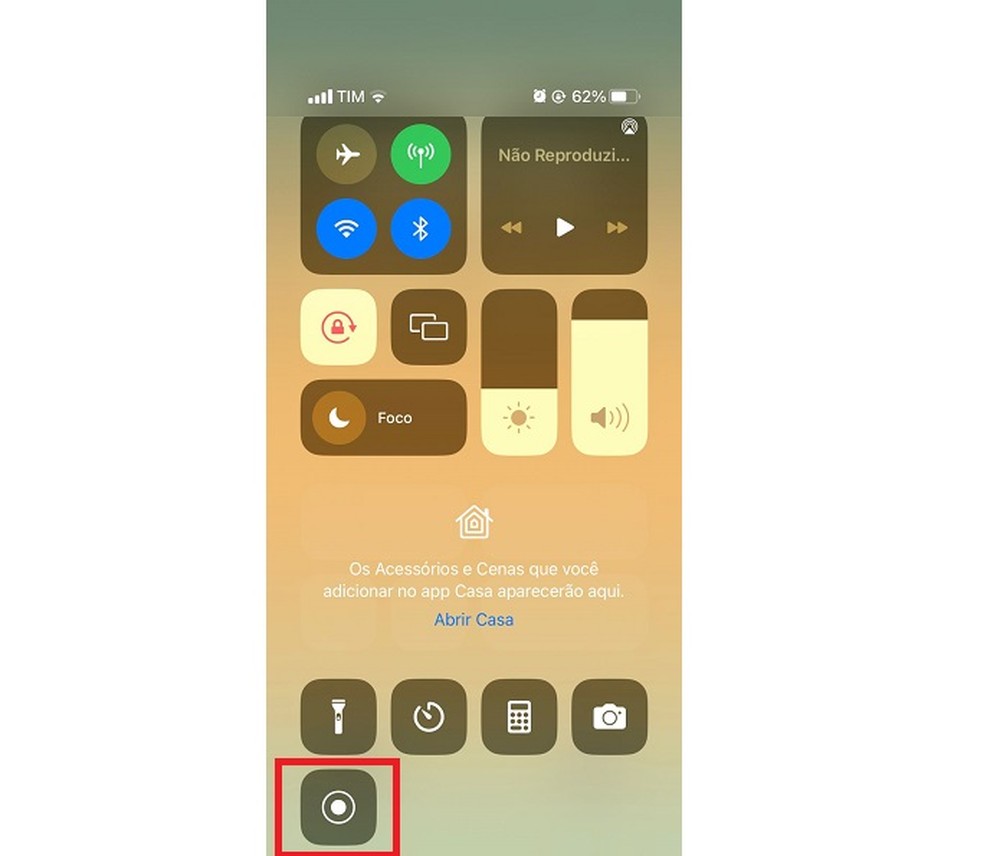 Como gravar a tela do iPhone XR