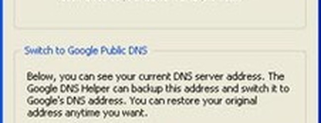 Google DNS Helper | Software | TechTudo