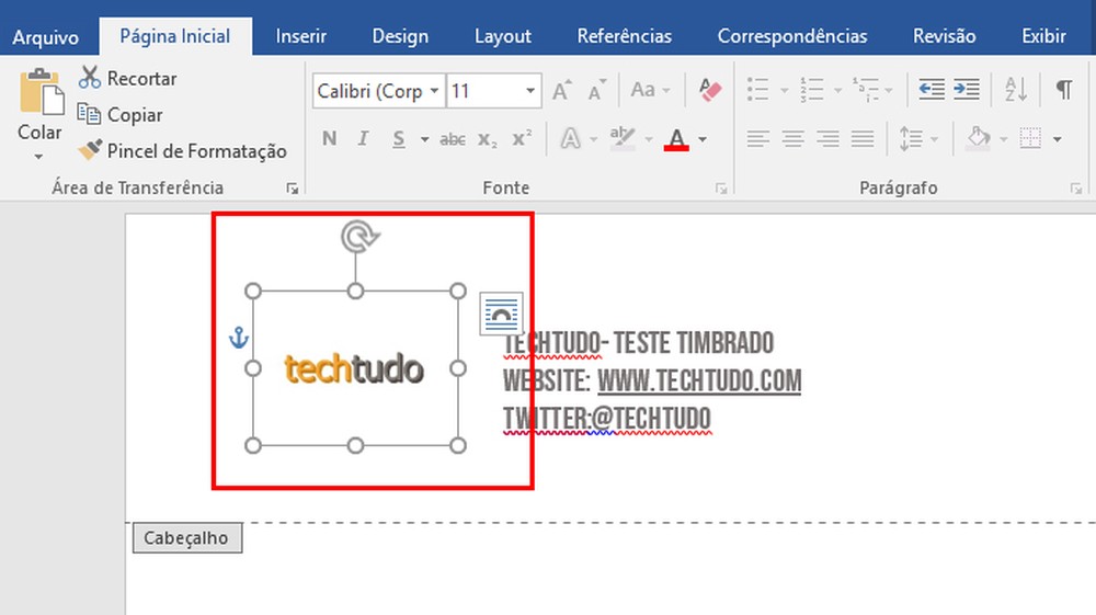 Como fazer papel timbrado no Word