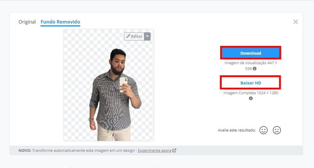 Como remover fundo de imagem com o RemoveBG