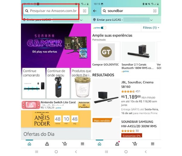 Como comprar na Amazon? Veja como usar o aplicativo da varejista