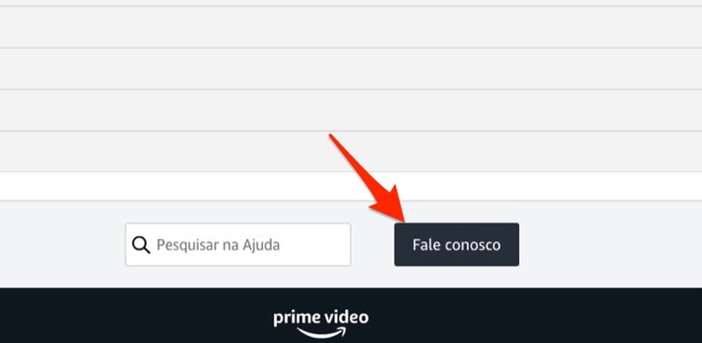 Como entrar em contato com o Amazon Prime Video