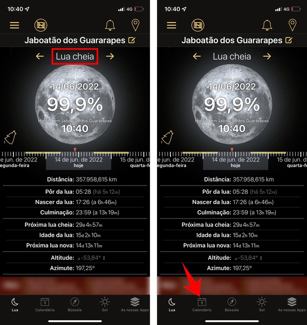 Calendário lunar 2022: como ver fases da lua de junho pelo app Fases da Lua