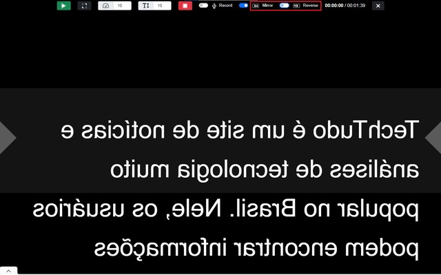 Teleprompter online: veja como usar versão para PC do equipamento