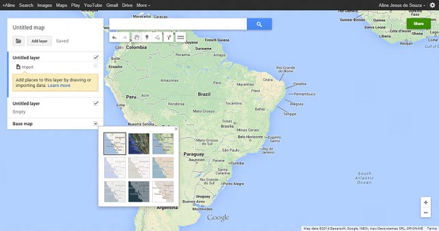 Como usar o My Maps para criar mapas pessoais e guias de viagem