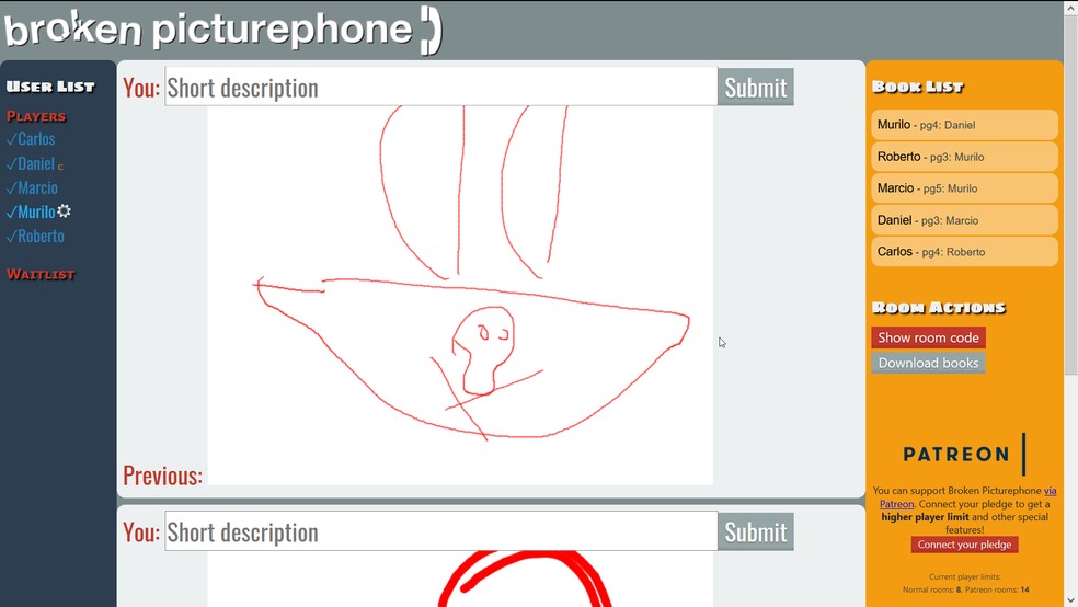 Broken Picturephone: como jogar o game de 'telefone sem fio' online