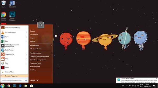 Como deixar a interface do Windows 10 parecida com o Windows 7