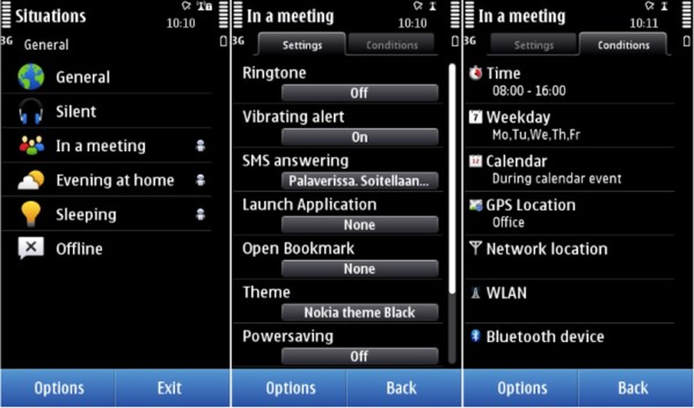 Aprenda a configurar o Nokia Situations