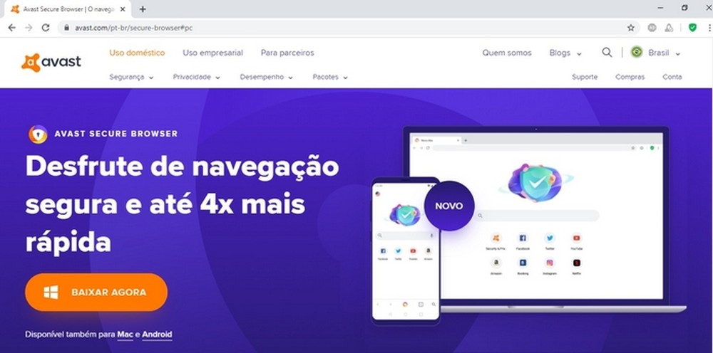 O que é Avast Secure Browser? Veja como fazer download do navegador