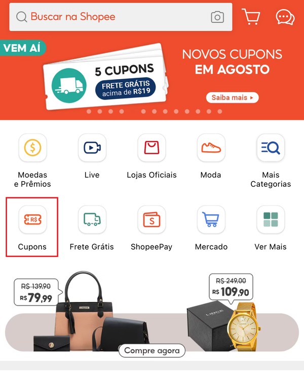 Como conseguir cupom de frete grátis na Shopee: aprenda na prática