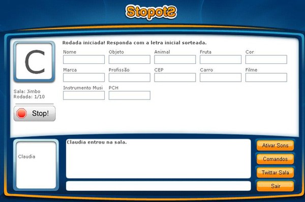 Como jogar stop online