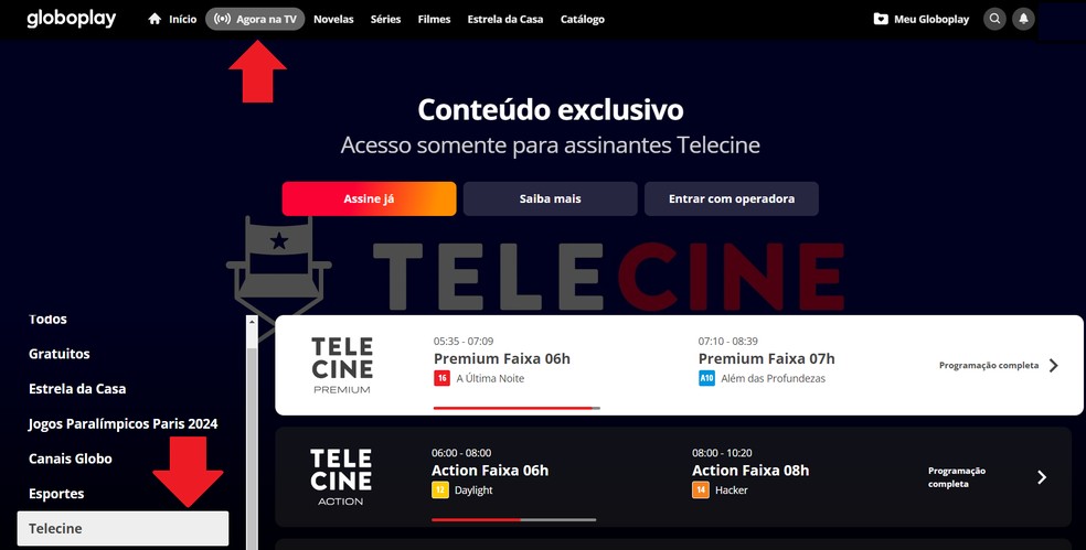 Rede Canais Tele Cine Premium TVs LG NanoCell | LG BR