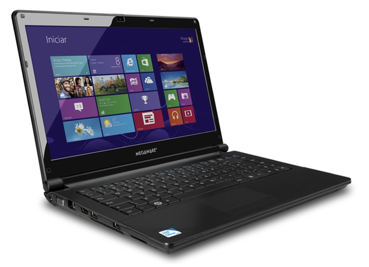 Megaware lança notebook com Windows 8 e nova CPU Intel Celeron 847