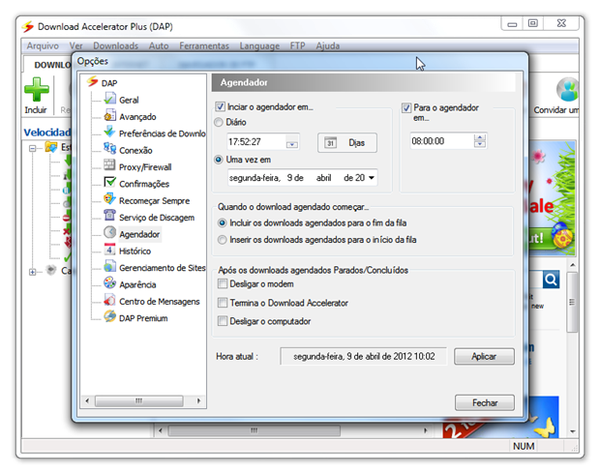 Como usar o DAP – Download Accelerator Plus