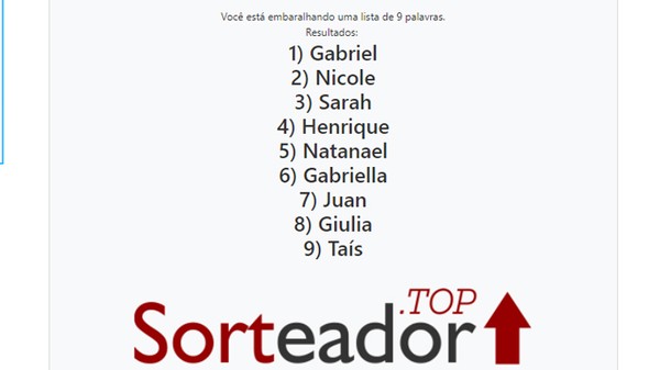 Site para sortear: como usar o Sorteador.top