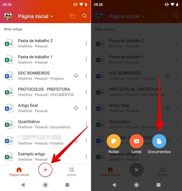 Como usar o Word no celular