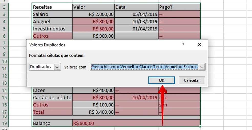 Como remover duplicados no Excel