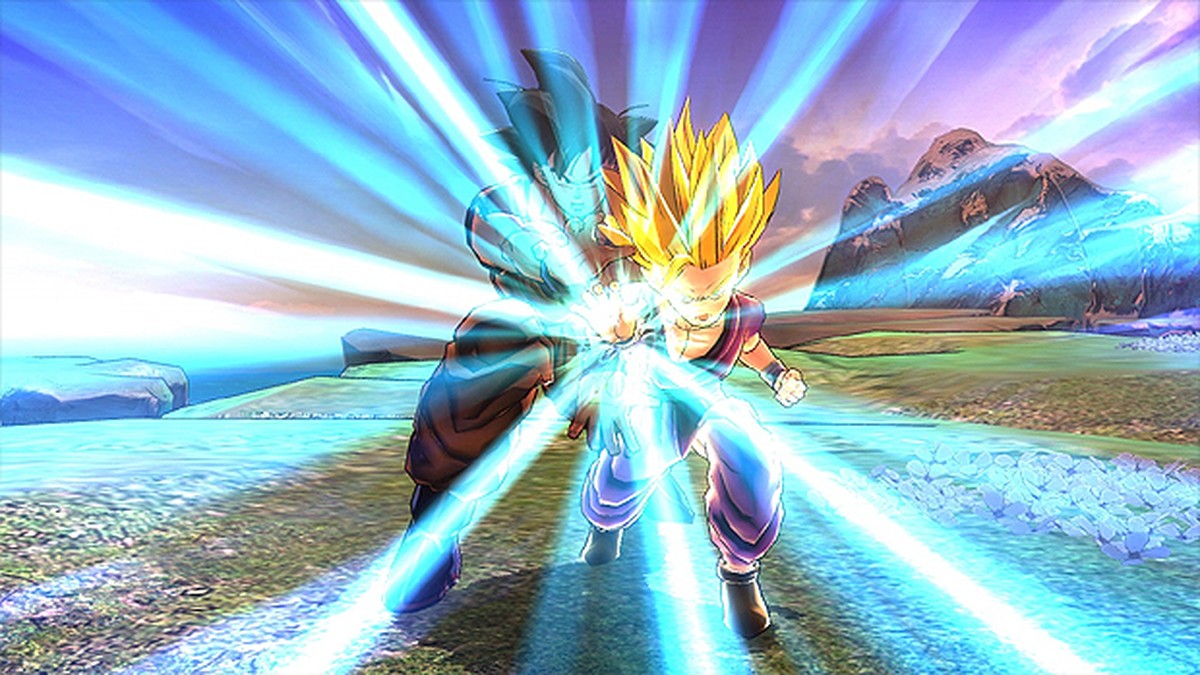 Dragon Ball Z: Battle of Z mostra opções de personalização para Goku